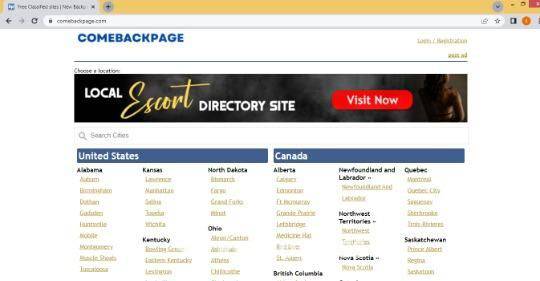 comebackpage Free Classified sites New Backpage Alternative Backpage ...